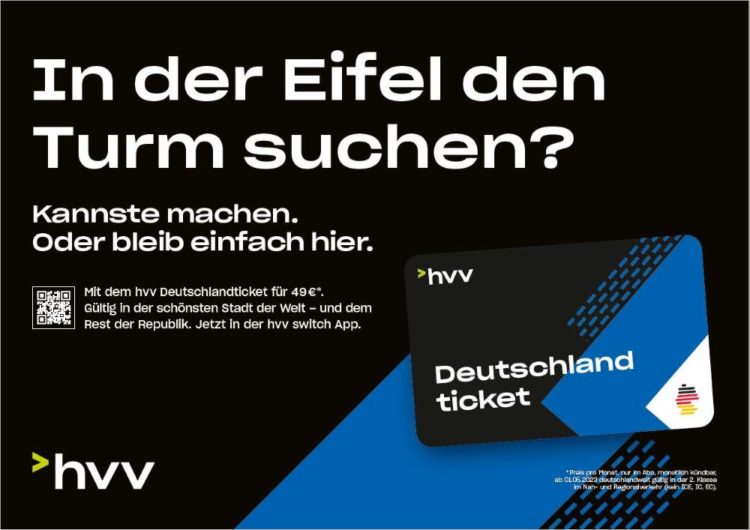 Jetzt geht’s los: Der Vorverkauf für das hvv Deutschlandticket startet ...
